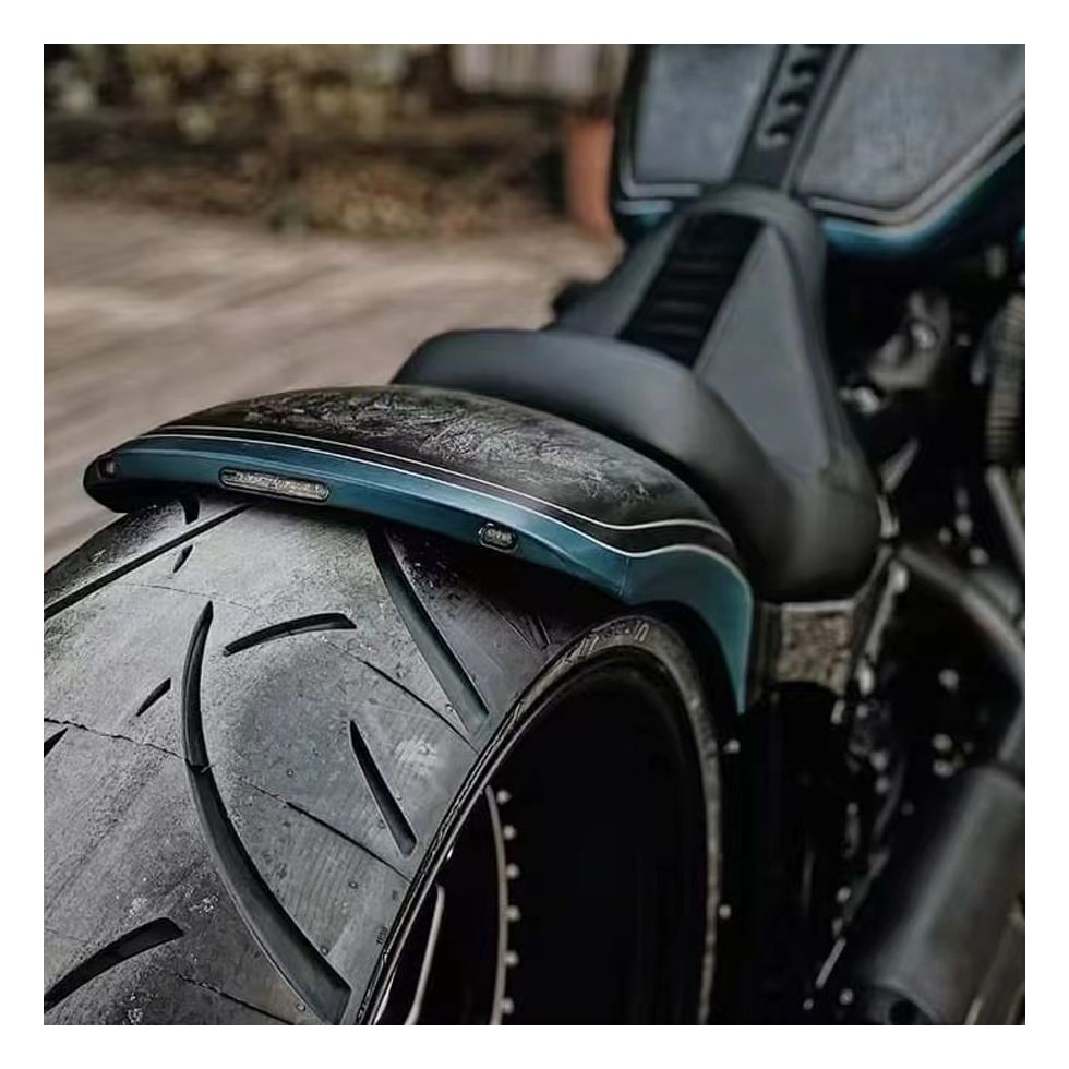 Bobber Rear Fender Ideas HogWorkz OE Color Matched Wide Bobber Rear