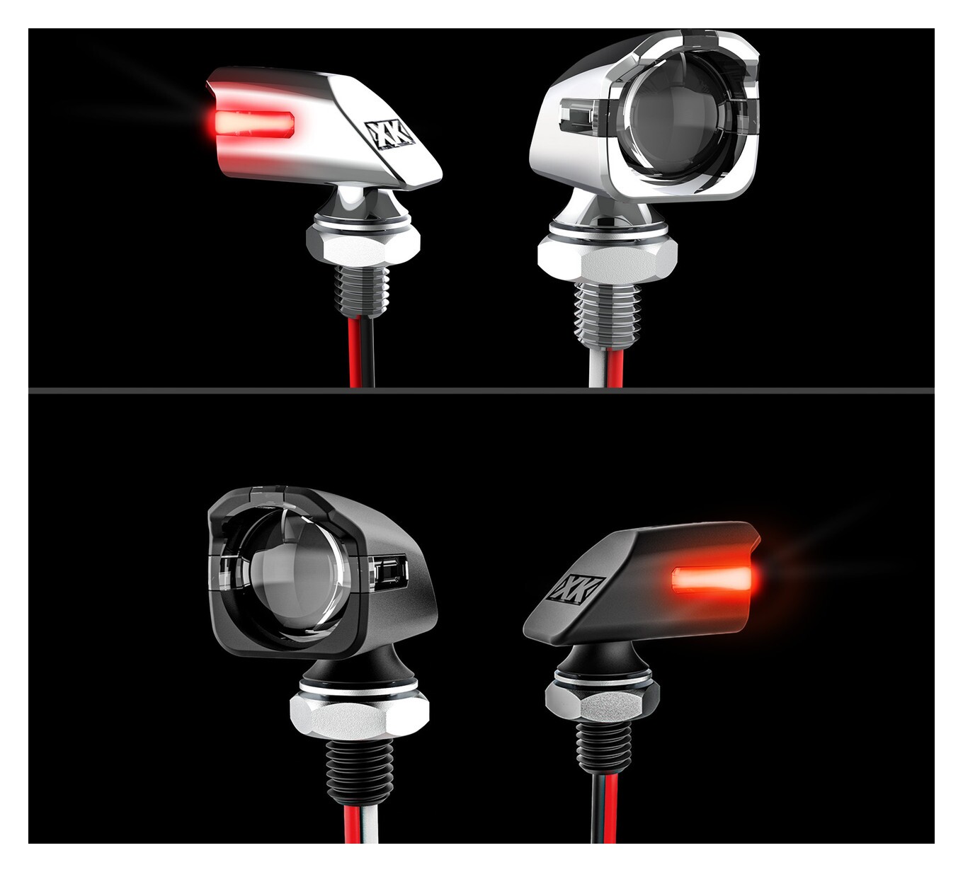 XKGLOW Mini Turnz LED Turn Signals | JPCycles.com