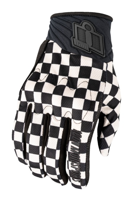 Icon Anthem 3 CX Checker Gloves | JPCycles.com