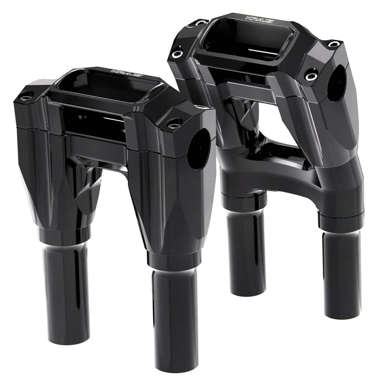 Kraus Motor Co. Core Isolated Risers For Harley 1973-2017 | JPCycles.com