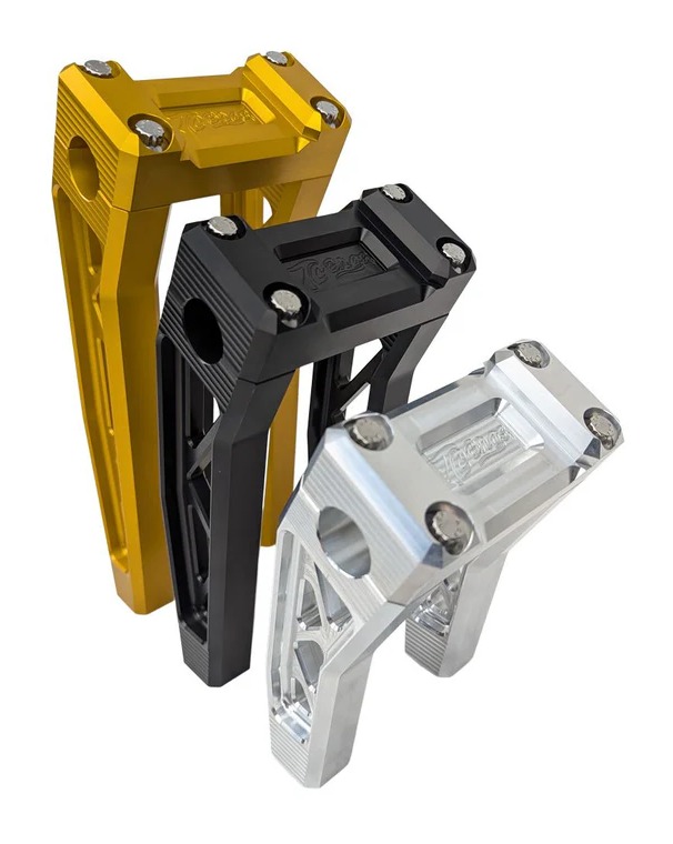 TC Bros Pro Series Pullback Truss Risers For Harley | JPCycles.com