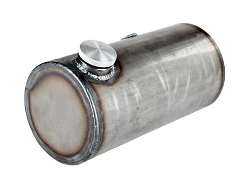 TC Bros 5" Round Flat Side Style Chopper Oil Tank | JPCycles.com