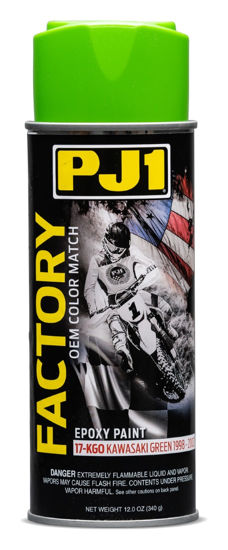 PJ1 OEM Color Match Frame Paint Kawasaki Green 1998-2002 | JPCycles.com