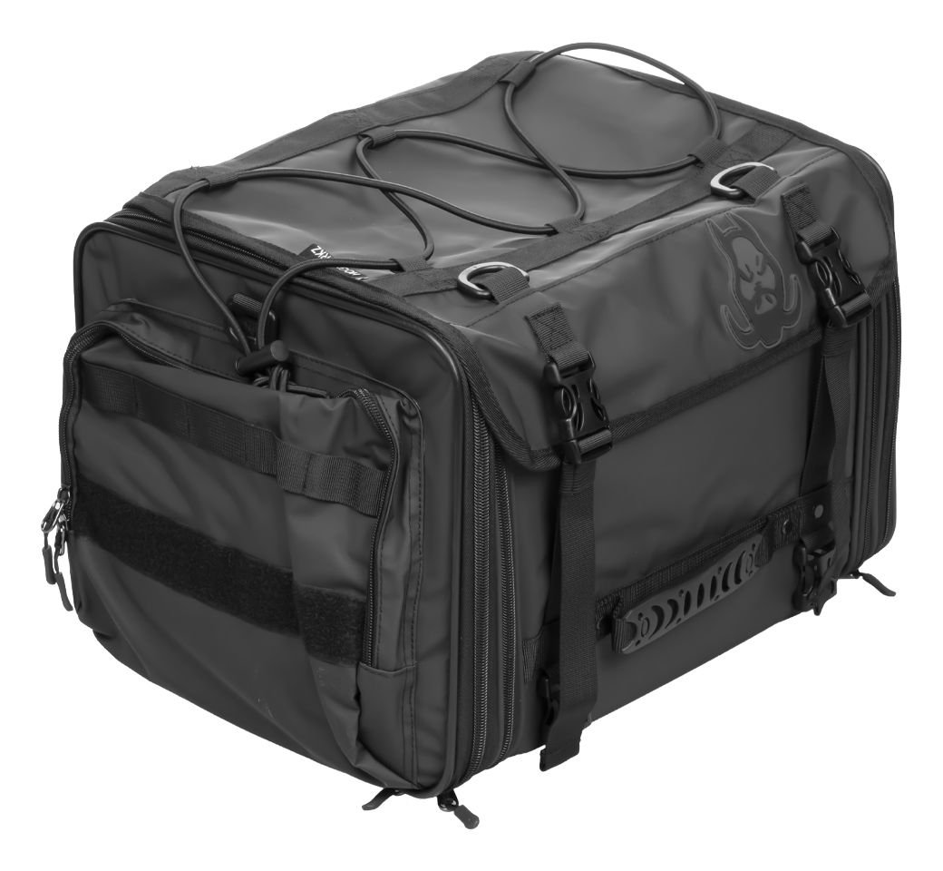 HogWorkz Premium Expandable Trunk Luggage Rack Bag For Harley ...
