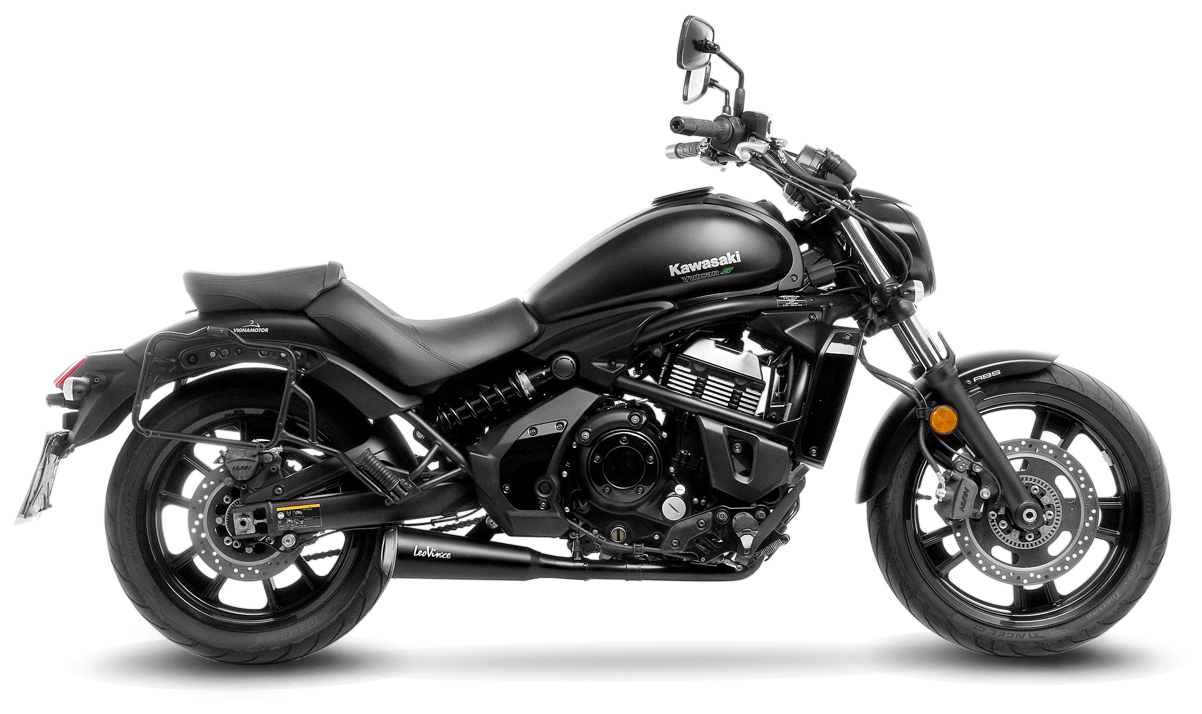 LeoVince GP One Exhaust System Kawasaki Vulcan S VN650 2015-2024 | JPCycles.com