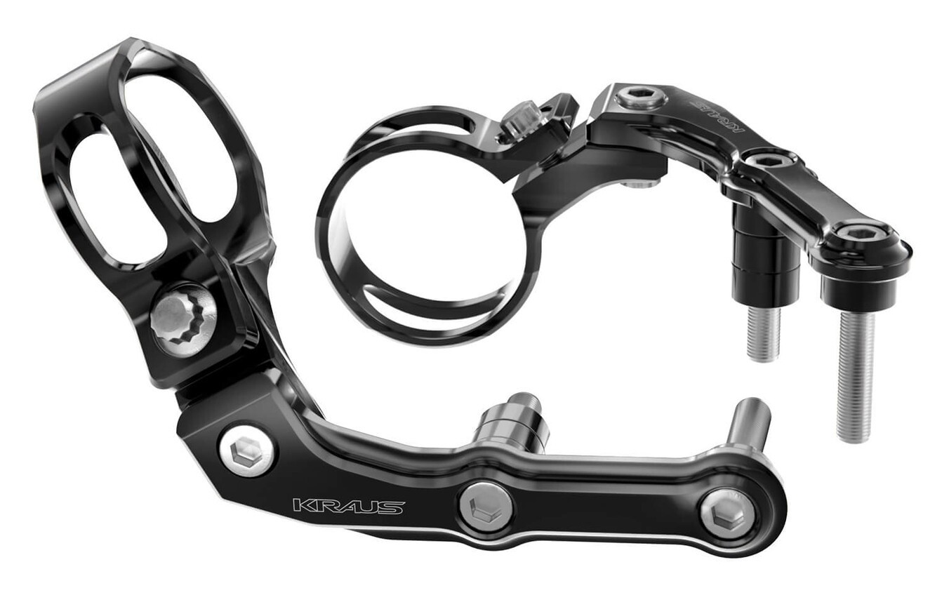 Kraus Ohlins / Fox Shock Reservoir Clamps For Harley Touring 2014-2026 | JPCycles.com