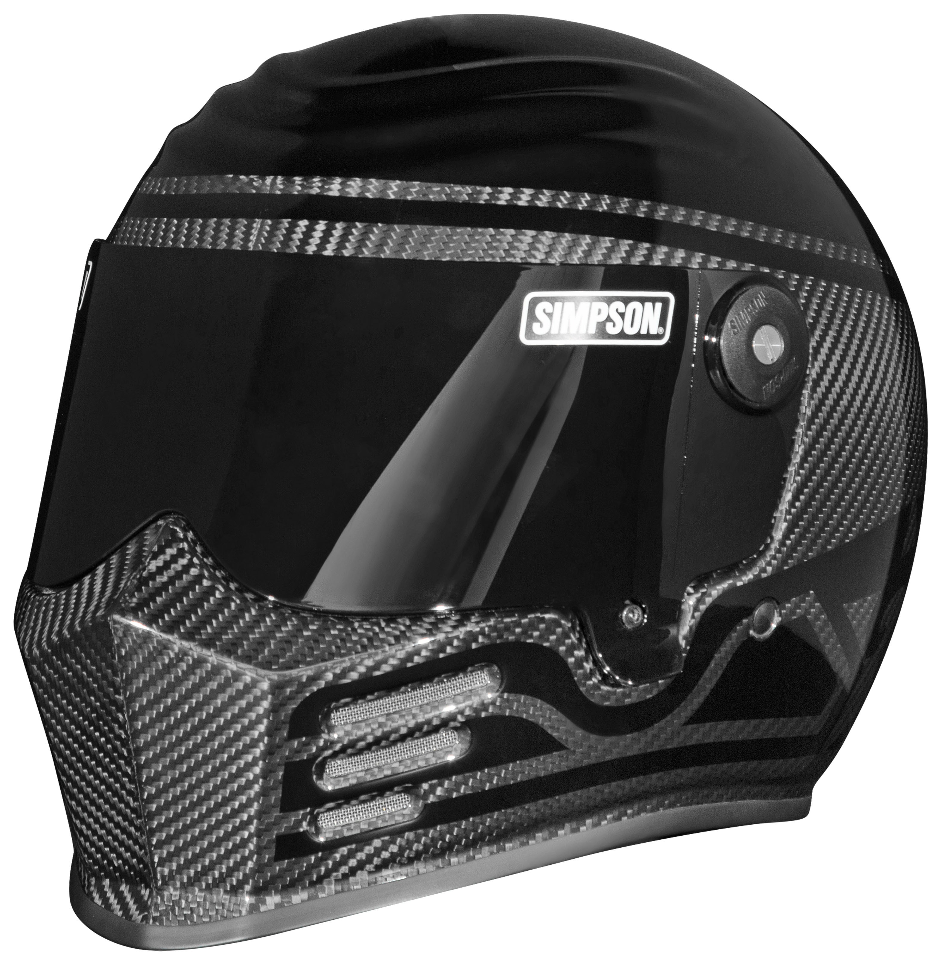 Simpson Outlaw Bandit 3.0 Carbon Unknown Industries LE Helmet ...