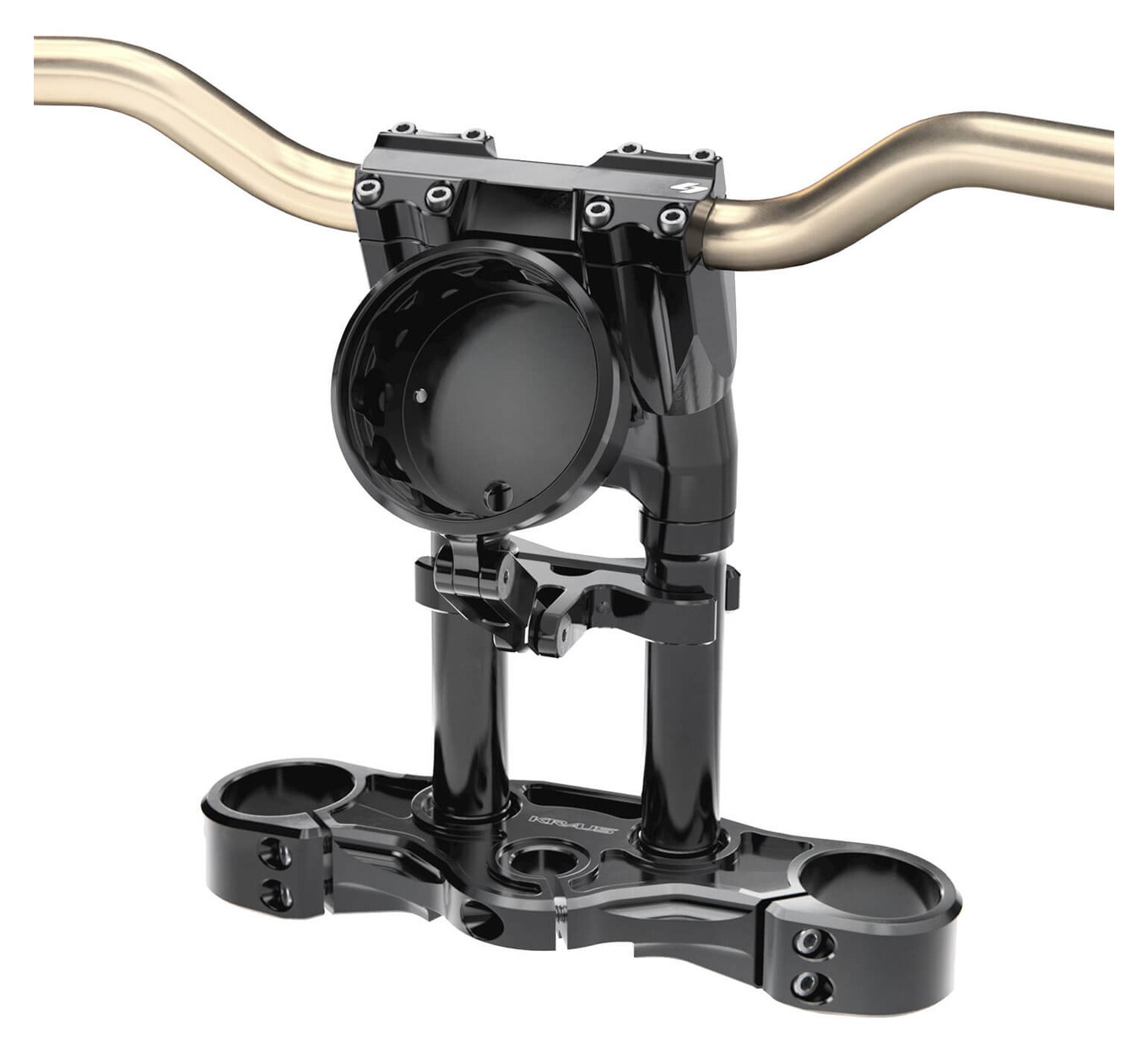 Kraus Bully S Pro Handlebar Kit With Billet Top Tree For Harley Low ...