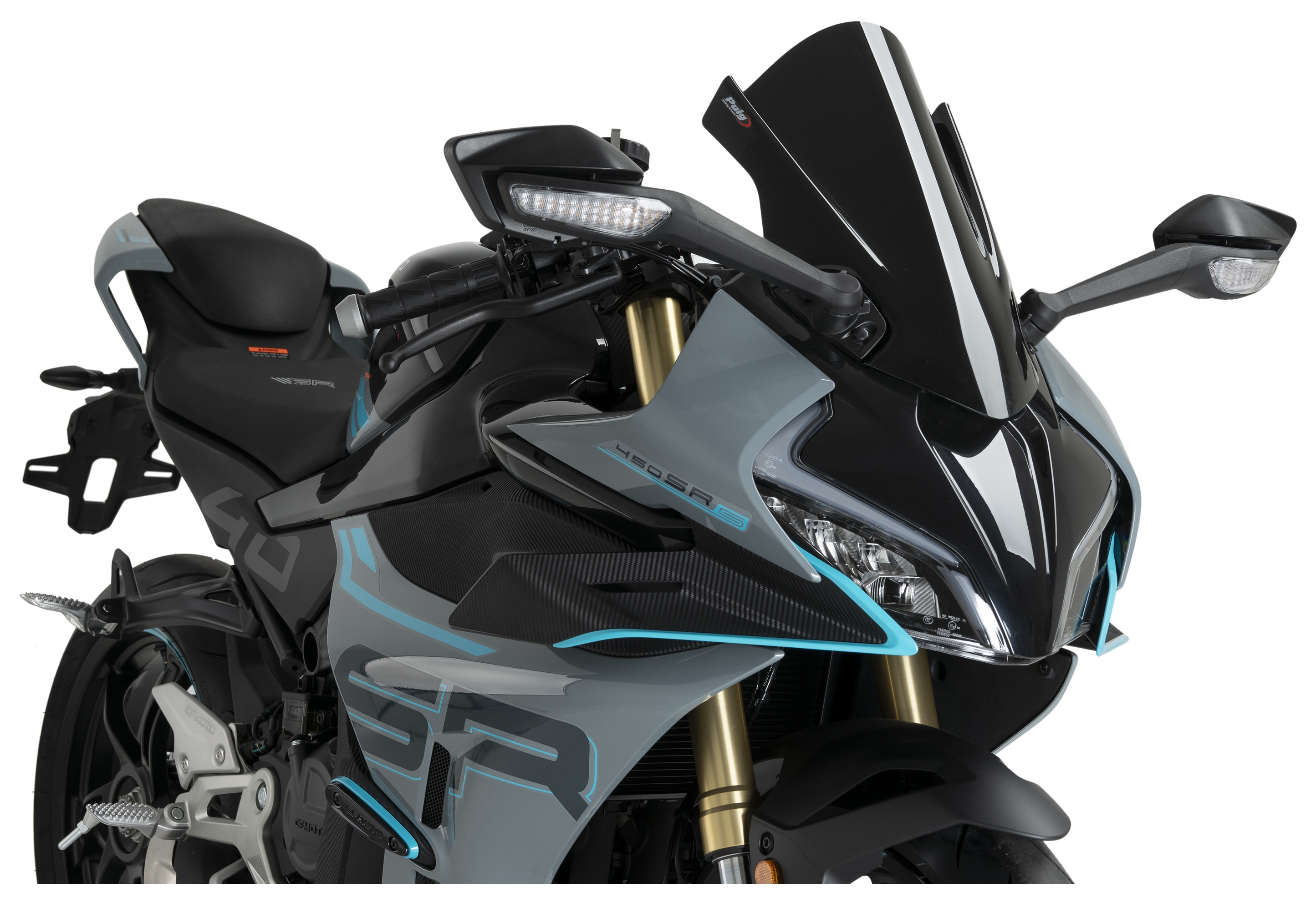 Puig Z-Racing Windscreen CFMoto 450 SR / SS 2023-2025 | JPCycles.com