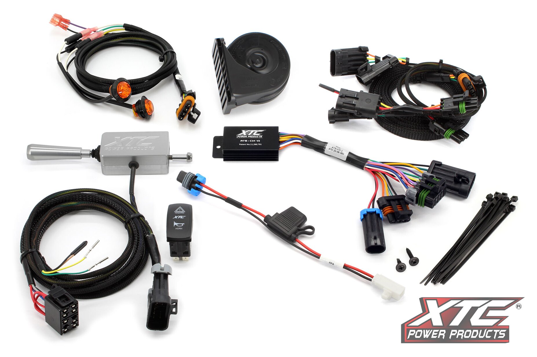 XTC Power Products Self-Canceling Turn Signal Kit w/Billet Lever Can-Am ...