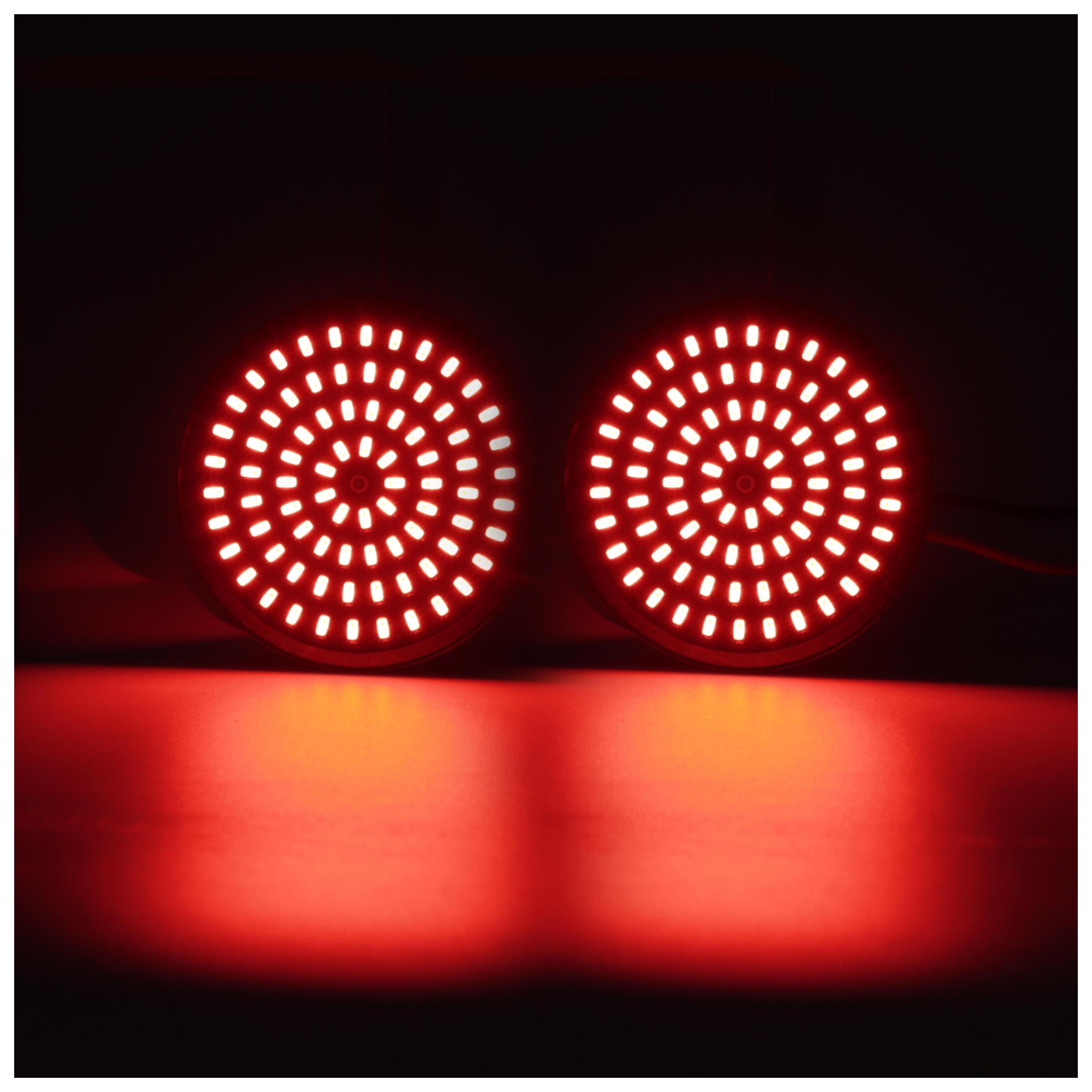 Milwaukee Twins 1156 Rear LED Turn Signal Insert Kit For Harley 2000 ...
