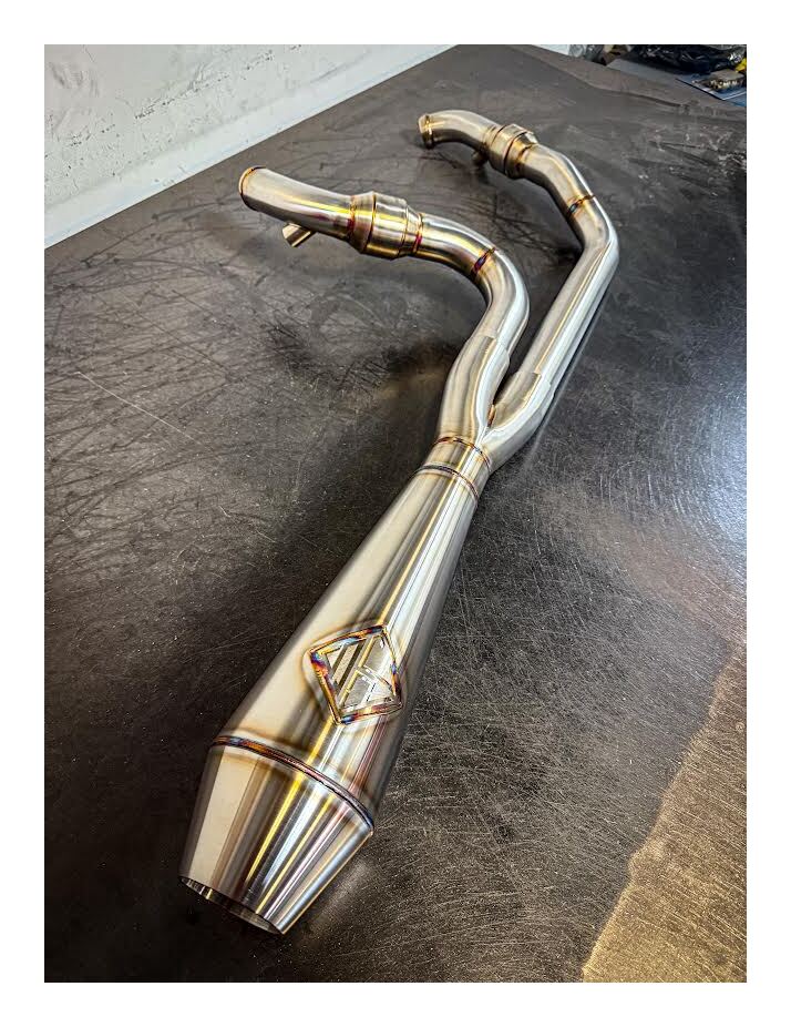 SP Concepts Big Bore Pro Flo 2-Into-1 Exhaust For Harley Touring 2017 ...