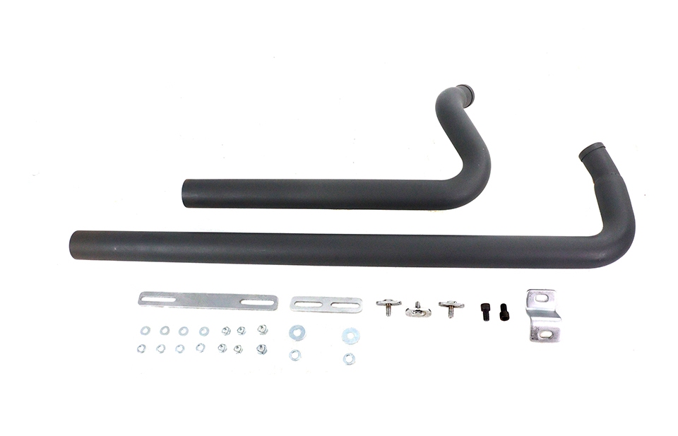 V-Twin Mfg. Shotgun Style Drag Pipe Set For Harley Softail 1986-2006 ...