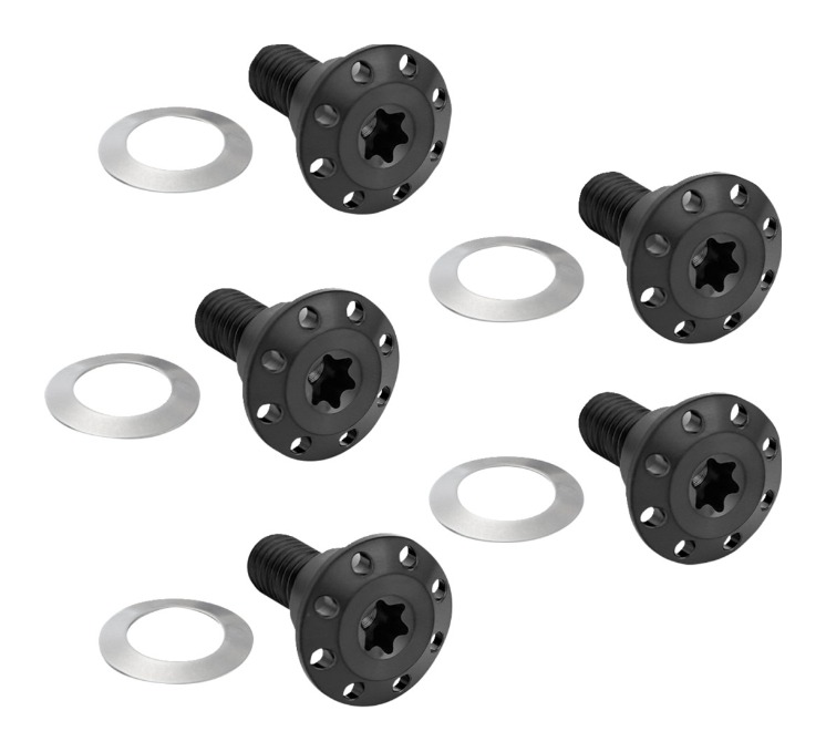 Arlen Ness Titanium Holeshot Front Floating Brake Rotor Bolt Kit For ...