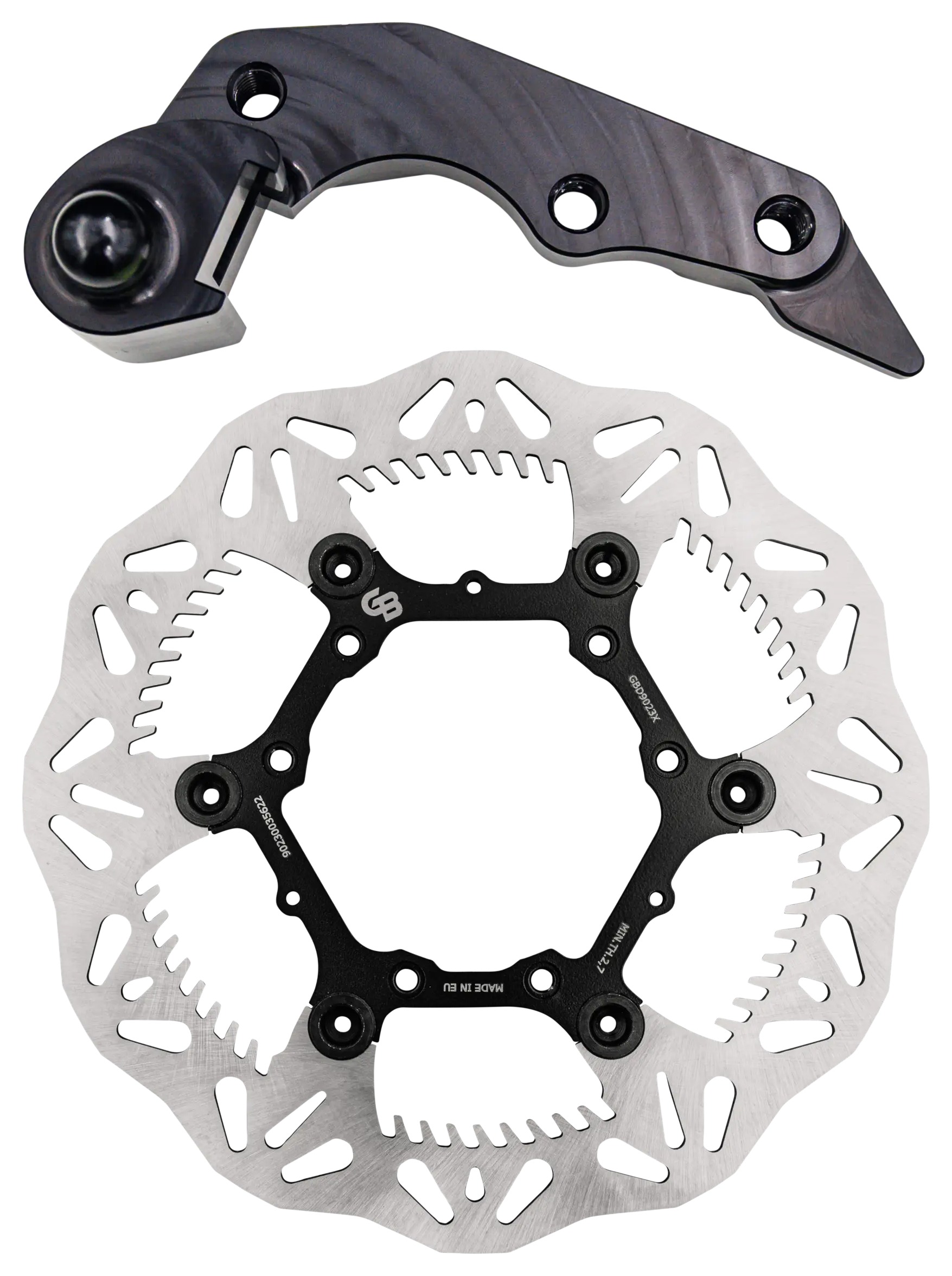 GBrakes 270mm Floating Wave Rotor Plus Bracket Kawasaki KX125 / KX250 ...