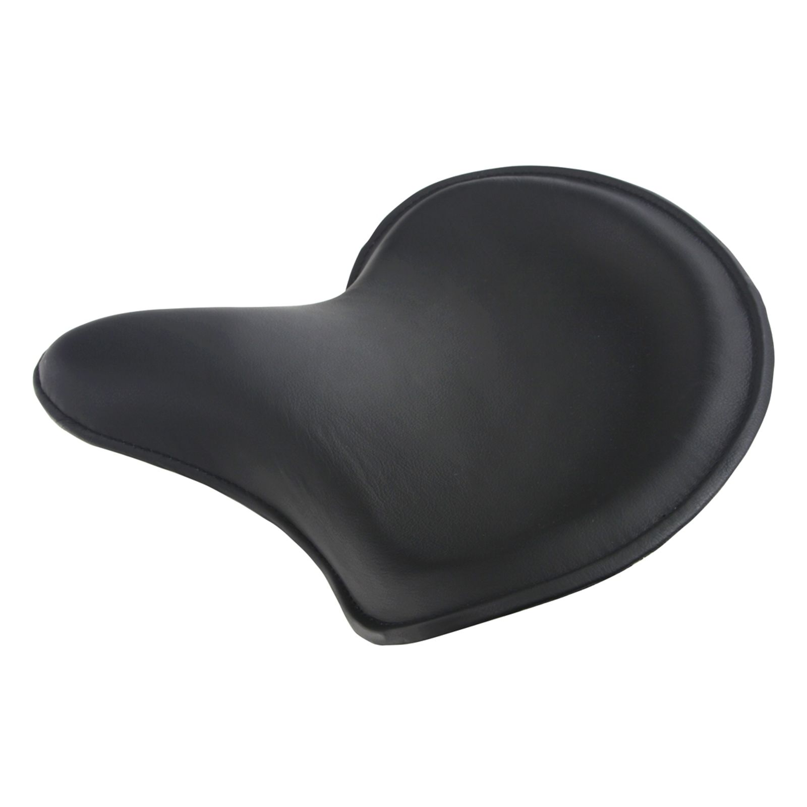 V-Twin Mfg. Black Leather Solo Seat For Harley 1936-1984 | JPCycles.com