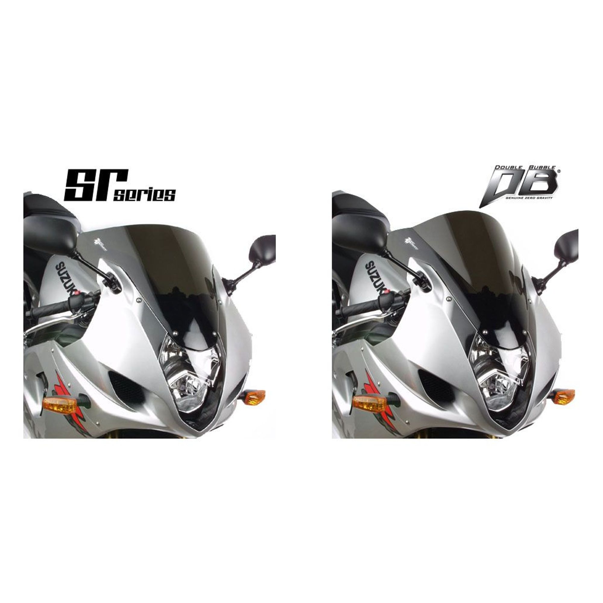 Zero Gravity Double Bubble Windscreen Suzuki GSXR 1000 2003-2004 ...