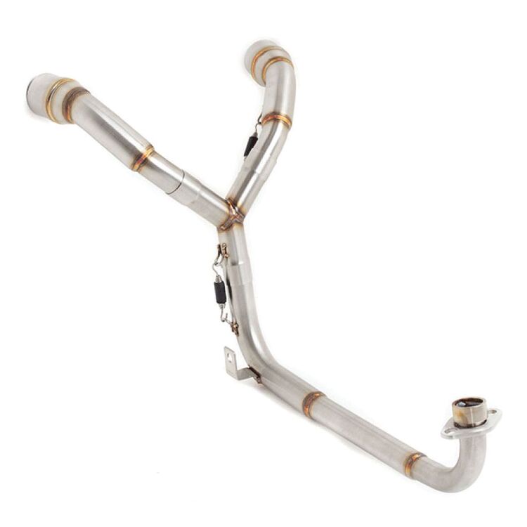 Lextek Steel Twin Underseat Downpipe Honda Grom 2014-2016 | JPCycles.com